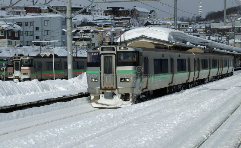 A Railway Station in a Japan Town Editorial Stock Photo - Image of ...