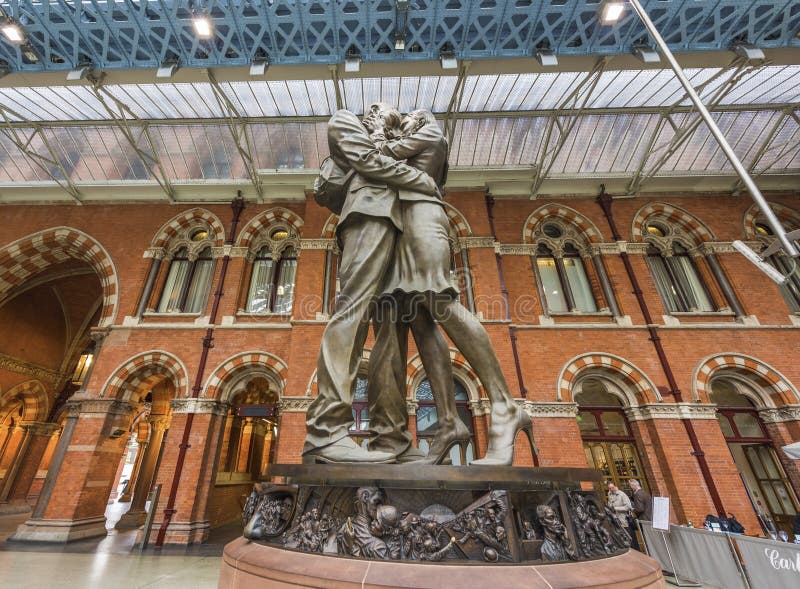 At the railway station editorial photography. Image of pancrac - 77364702