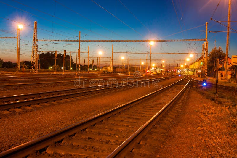 Confusing railway tracks stock image. Image of city, confusing - 13674591