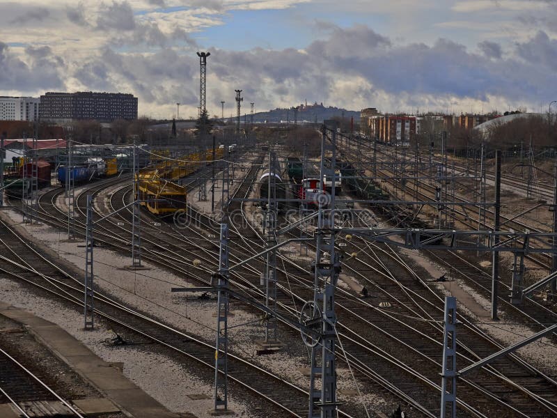Railroad Splitting Rail Tracks Split Stock Photos - Free & Royalty-Free ...