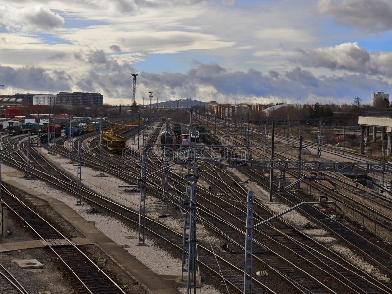 Railway Station stock image. Image of rail, white, transport - 50598249