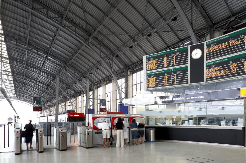 Railway station platforms stock photo. Image of hallway - 29751498