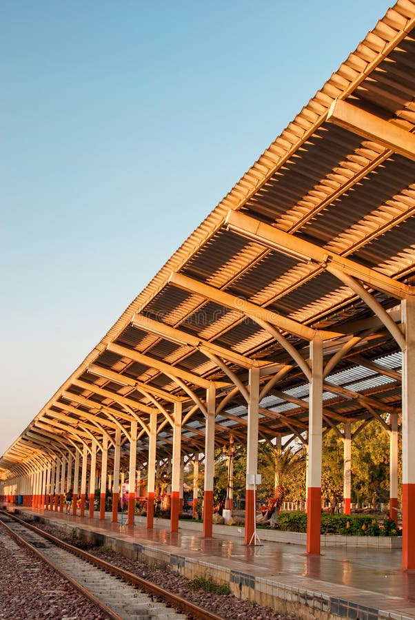 Railway station stock image. Image of railway, plank - 48632175