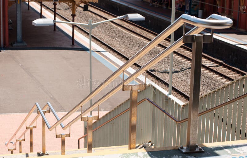 Hand Holder Handrail in Electric Train. Public Transportation Stock ...