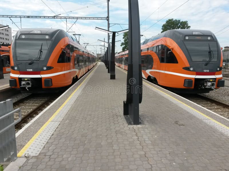Railway station editorial photo. Image of elron, tallinn - 42855466