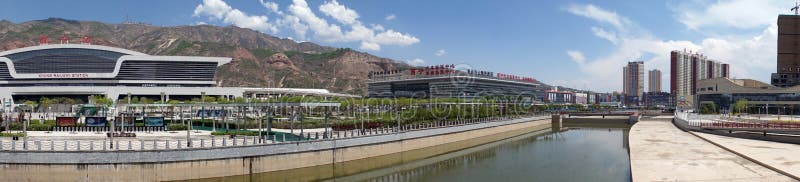 Xining Railway Station in Xining, Qinghai, China. Editorial Photo ...