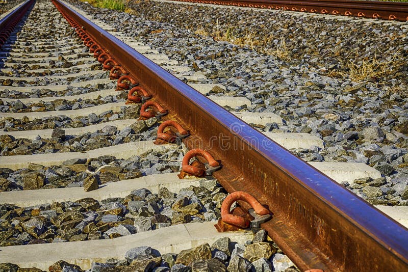 Railway stone stock photo. Image of train, tracks, merger - 84276708