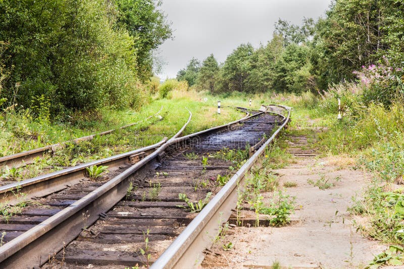 Railway switch stock photo. Image of path, industry, platform - 43527646