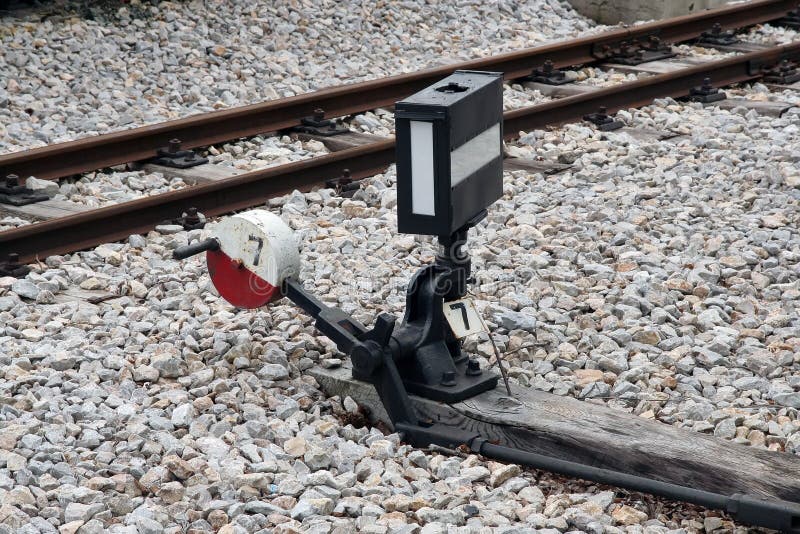 Railway switch stock photo. Image of industrial, outdoor - 42174816