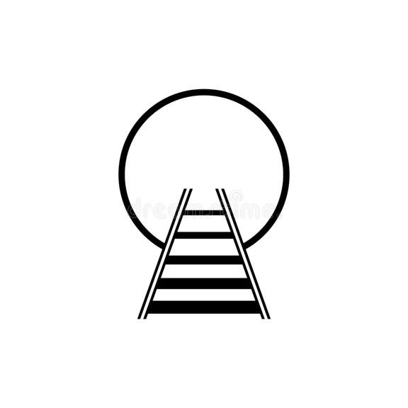 Railway symbol stock illustration. Illustration of rails - 390655171