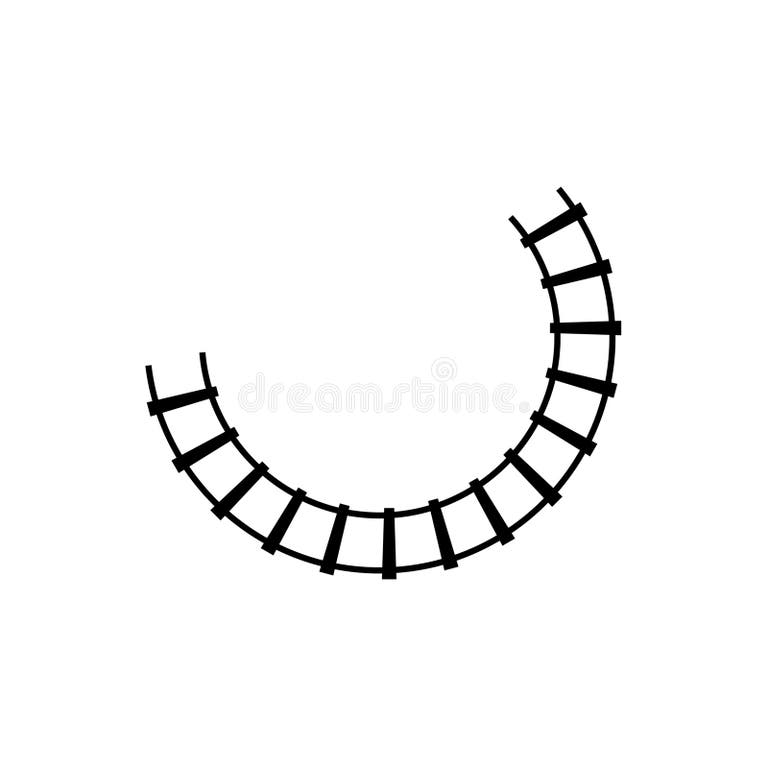 Railway symbol stock vector. Illustration of abstract - 390655216