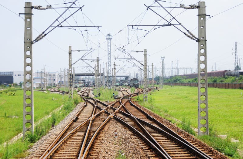 Railway system stock photo. Image of change, iron, path - 15687302