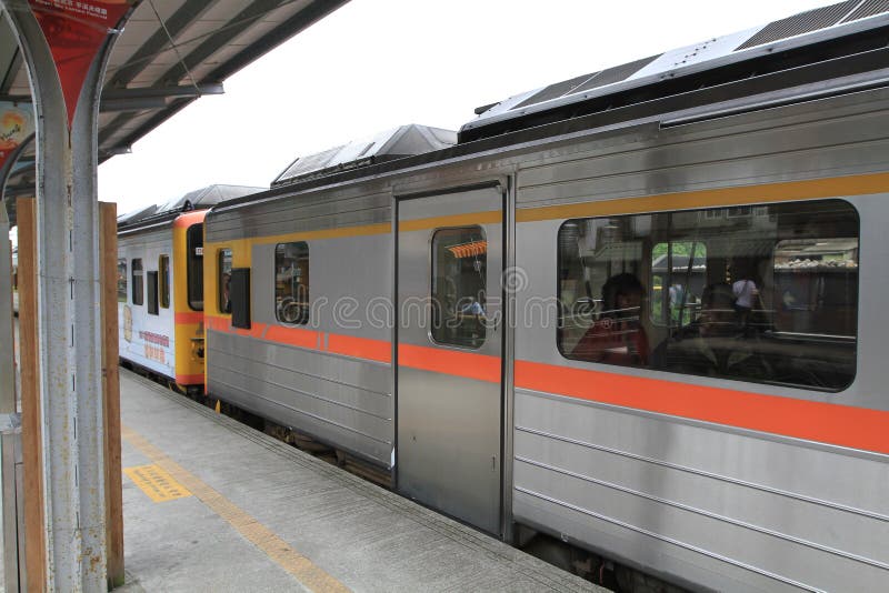The Railway System , the Train at Taipei 18 April 2011 Editorial Stock ...