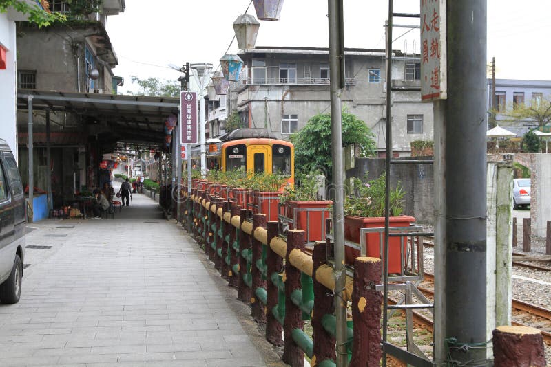 The Railway System , the Train at Taipei 18 April 2011 Editorial Photo ...