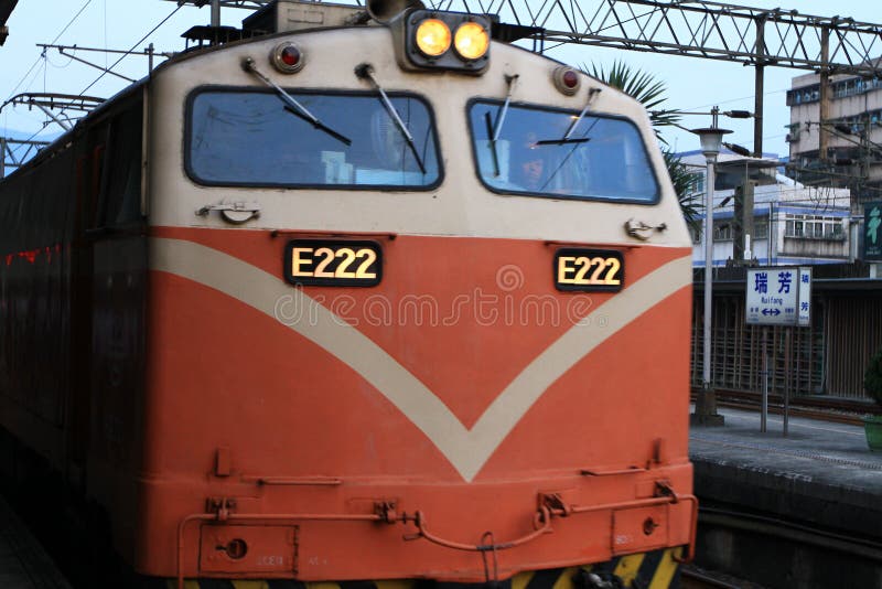 The Railway System , the Train at Taipei 18 April 2011 Editorial Image ...