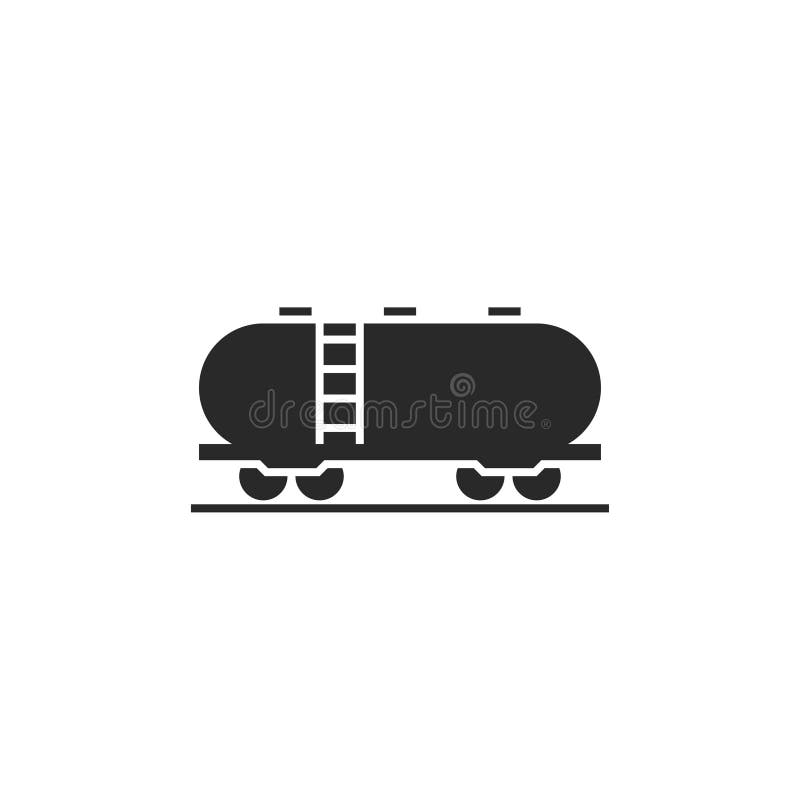 Railway Tank Car Icon. Railway Freight Transportation Symbol Stock ...