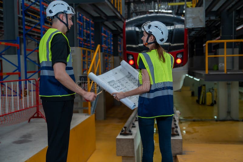 Public Rail Transportation Service Stock Photo - Image of maintenance ...