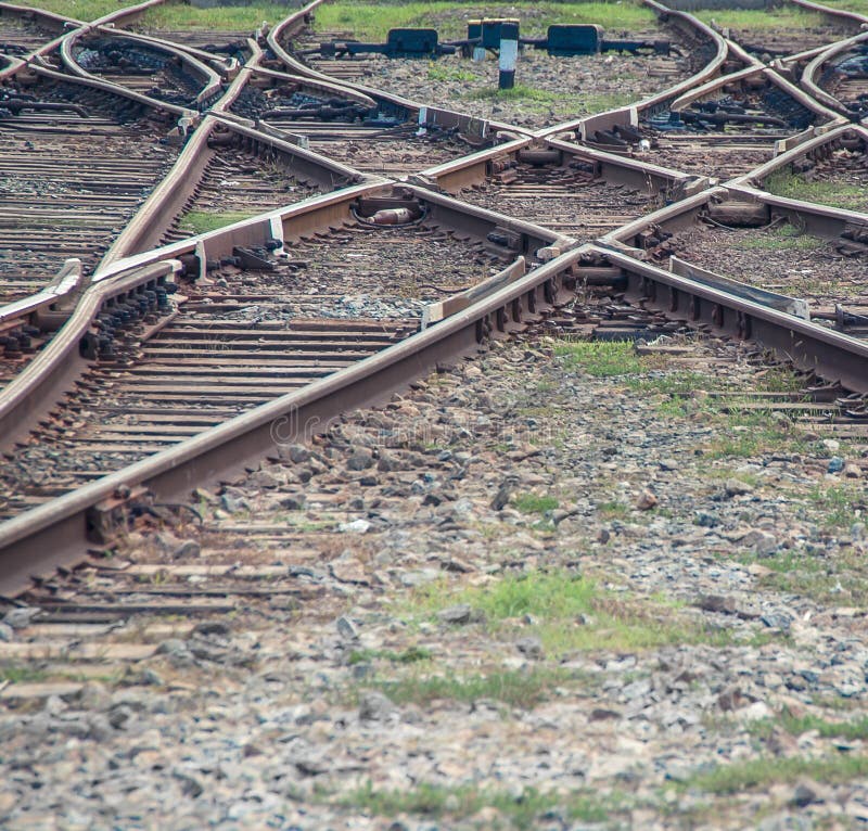 Railway texture background stock photo. Image of railtrack - 34889422