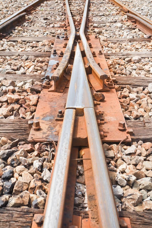 Railroad interchange stock photo. Image of station, iron - 118647340