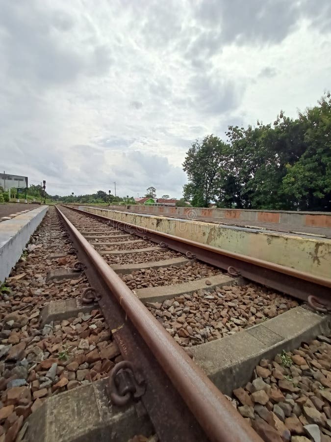 Railway to infinite stock image. Image of train, infinite - 269277205