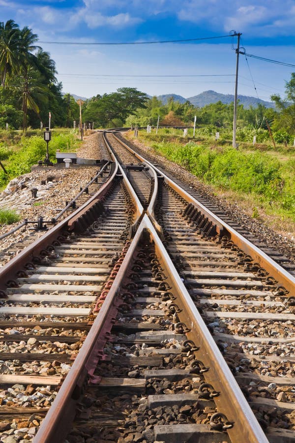Open Railroad in the Australian Outback Stock Image - Image of voyage ...