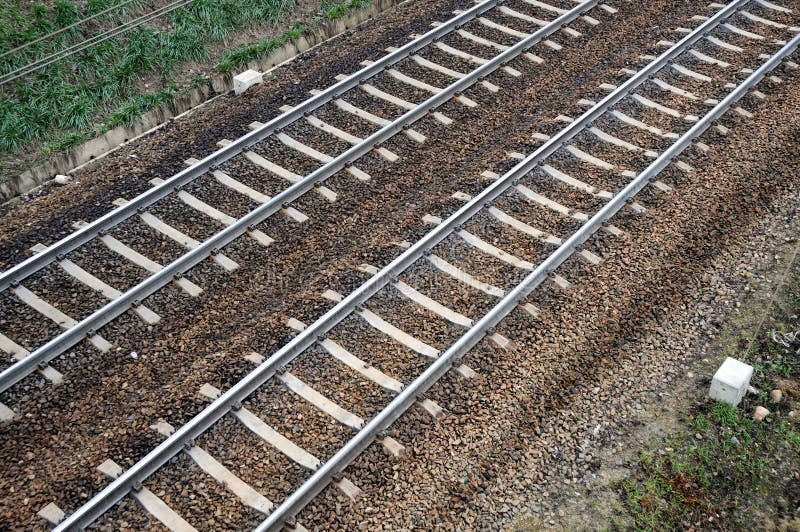 Railway embankment stock photo. Image of closeup, transportation - 18182046