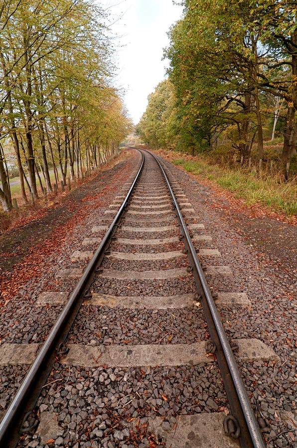Railway Track (HDR) stock photo. Image of railway, valley - 30001902