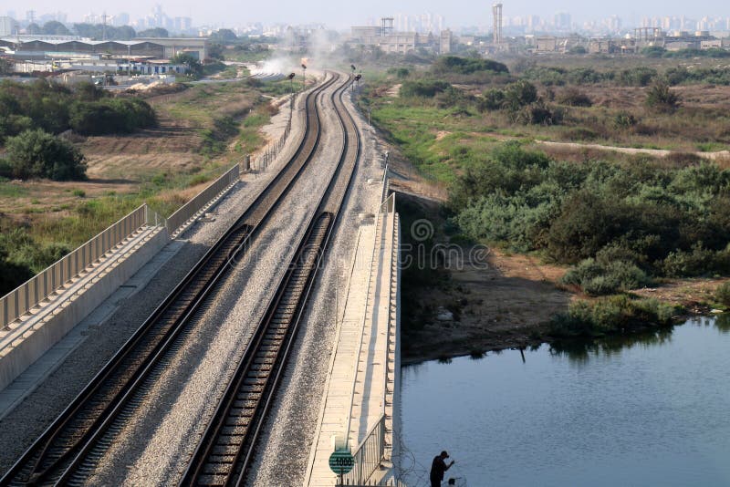 Railway Track - Road with Rail Track Guide. Editorial Photography ...