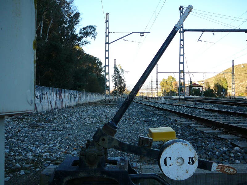 Railway Track Switch stock image. Image of vintage, railroad - 48774413