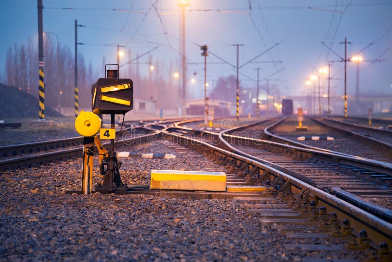 Railway track switch stock image. Image of trolley, path - 113311767