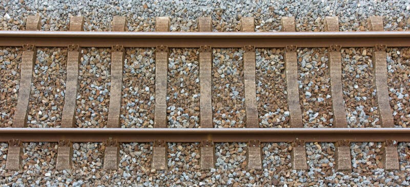 Railway Track from a Top View Stock Image - Image of technology, travel ...