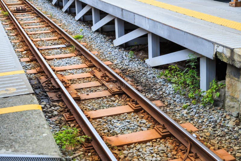 Railway Track of the Hakone Tozan Railway in Hakone, Japan Stock Image ...
