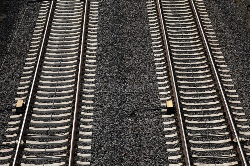 Railway Track Transport Rail Travel Stock Photo - Image of track, metal ...