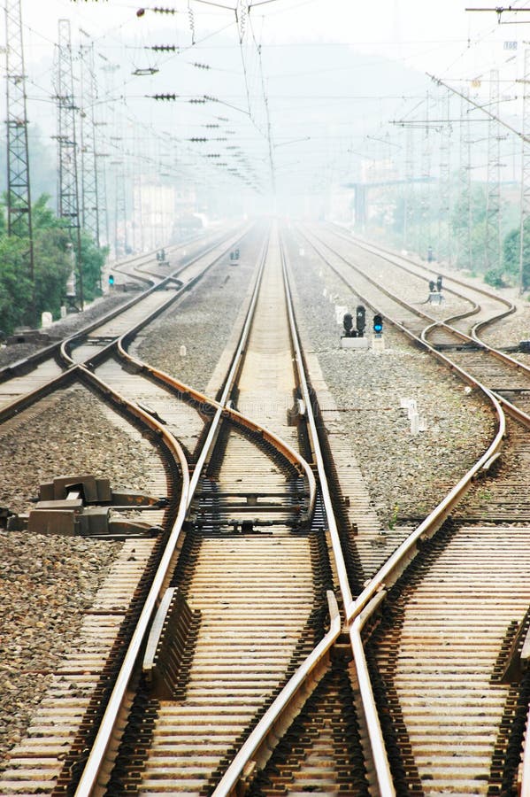 Change tracks stock image. Image of railway, patterns - 7037917