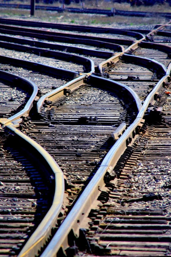 Complicated Railway Tracks Stock Photos - Free & Royalty-Free Stock ...