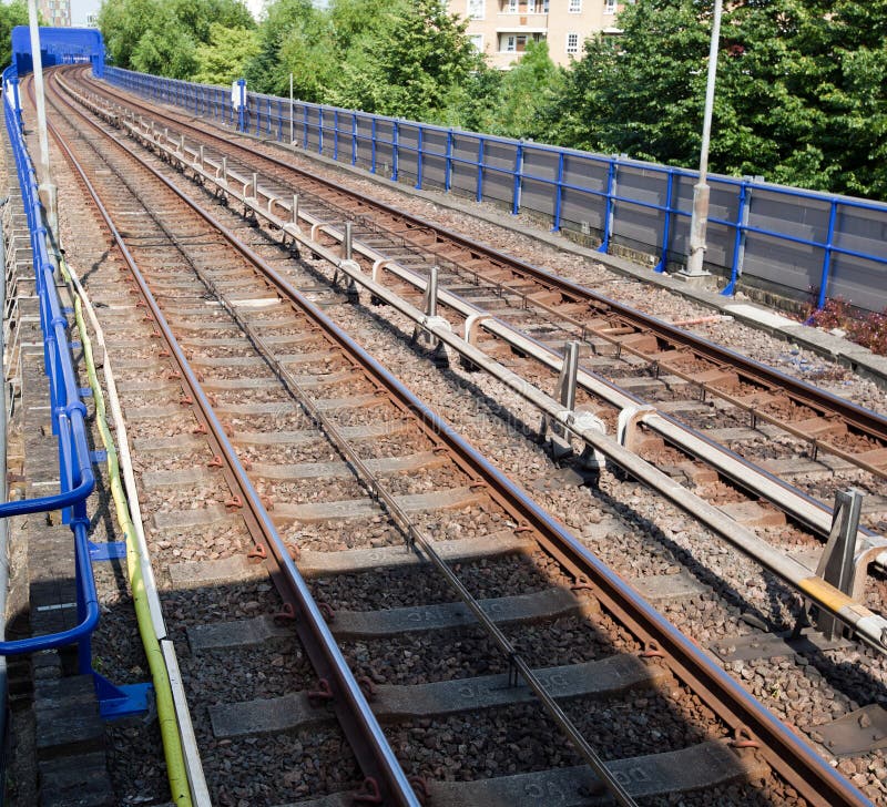 Railway tracks stock image. Image of lines, space, copy - 85302331