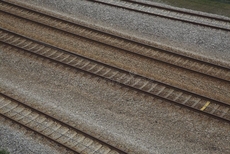 Railway tracks and ballast stock photo. Image of rails - 24004814