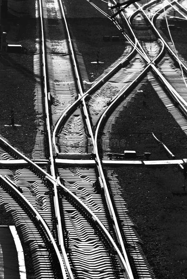 Railway tracks stock photo. Image of travel, public, train - 52554036