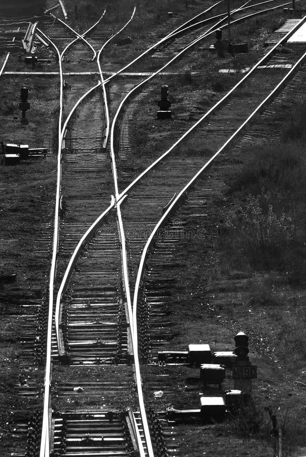 Railway tracks stock photo. Image of backdrop, rail, public - 52554356