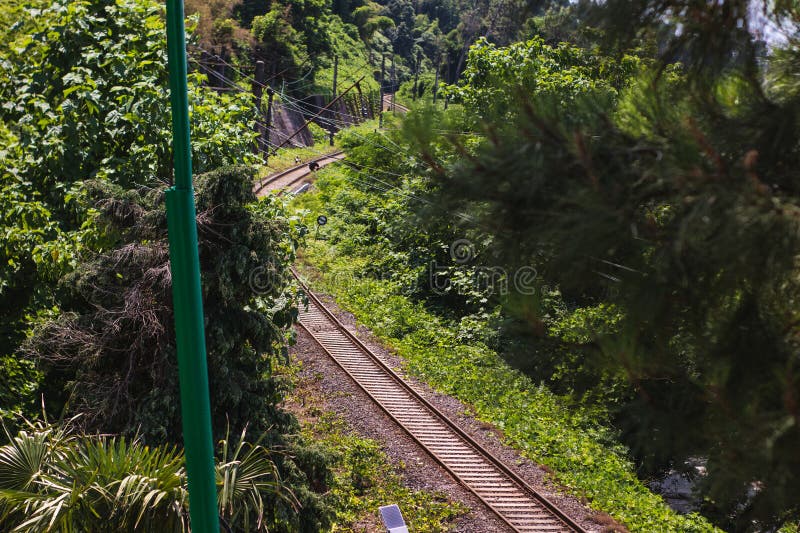 Railway Tracks Countryside Georgia Stock Photos - Free & Royalty-Free ...
