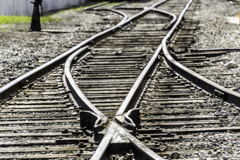 Tracks decision stock image. Image of paths, train, life - 14140285
