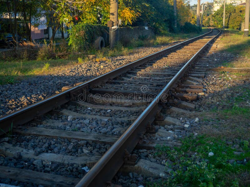 Bent Railroad Tracks Stock Photos - Free & Royalty-Free Stock Photos ...