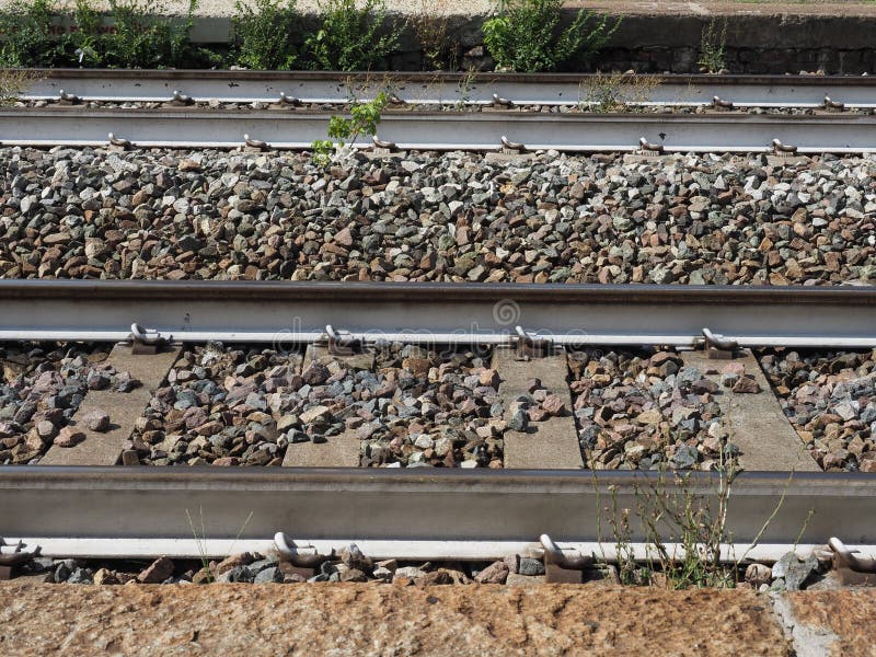 Railway tracks for train stock photo. Image of tracks - 155101880