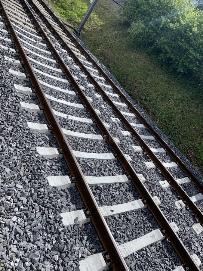 Railway tracks stock image. Image of weather, gleis - 187385195