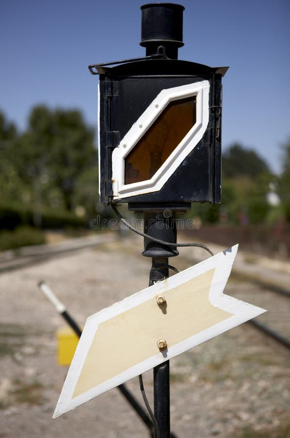 Railway traffic sign stock image. Image of electric, intercity - 29892721