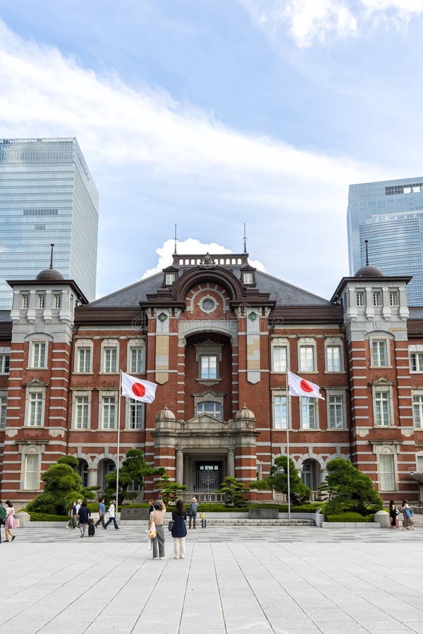 Railway Train Station Building in Tokyo, Japan Editorial Stock Photo ...