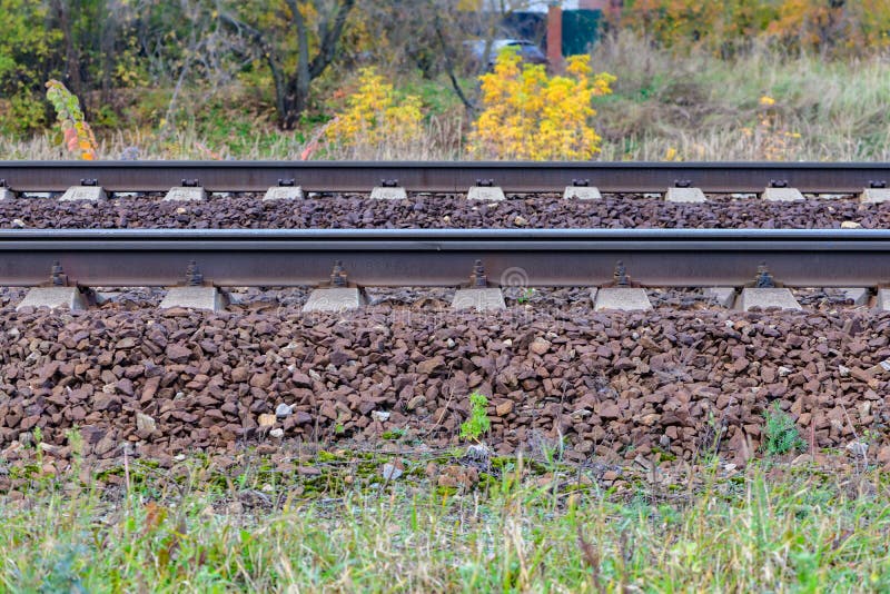 Train Tracks Side View