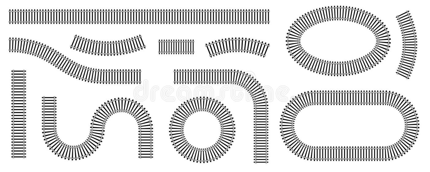 Round Track Train Stock Illustrations – 739 Round Track Train Stock ...