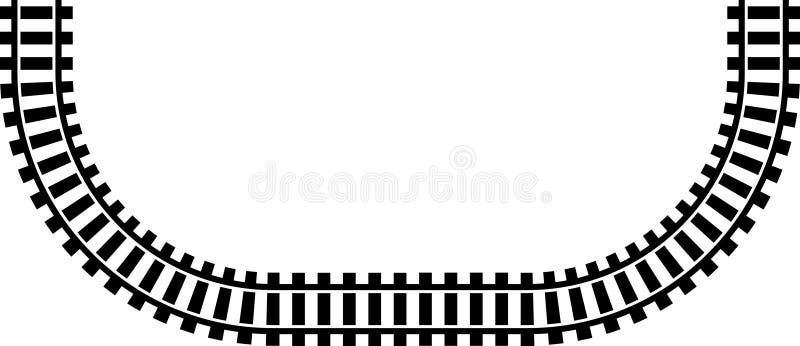 Railway Train Track Vector Route. Rail Line, Subway Map, and Railroad ...