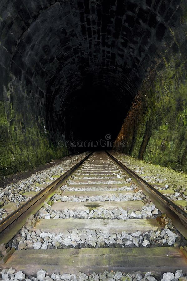Railway tunnel stock photo. Image of texture, abstract - 77269854